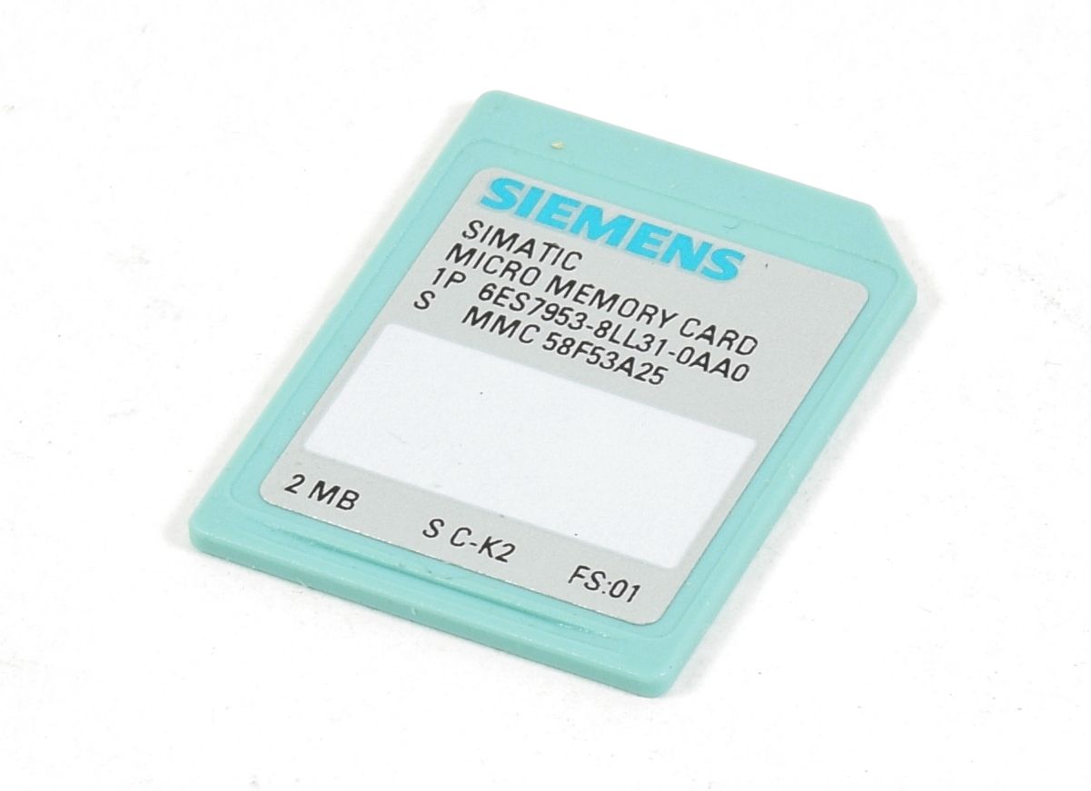 Siemens Simatic S7 Memory Card,6ES7953-8LL31-0AA0,6ES7 953-8LL31-0AA0 ... Siemens Simatic S7 Memory Card,6ES7953-8LL31-0AA0,6ES7 953-8LL31-0AA0 ...